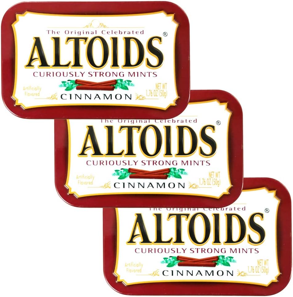 Amazon.com : Altoids Cinnamon Mints Single Pack, 1.76 ounce : Breath ...