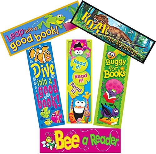 12 Mixed Design, Variety Bookmarks. Reading Reward and Incentive ...