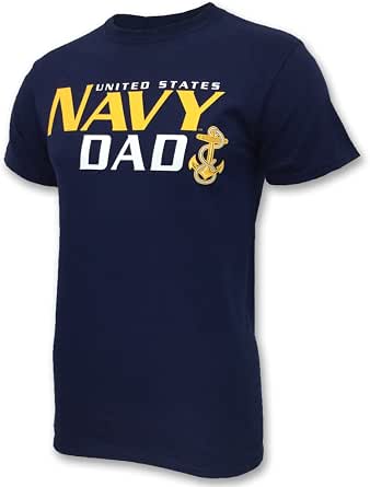 Amazon.com: Armed Forces Gear Men's United States Navy Dad Short-Sleeve ...