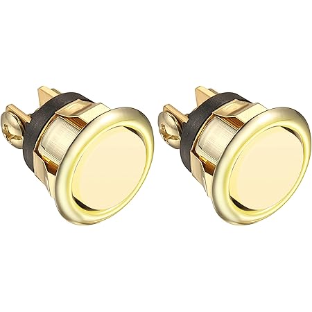 2 Pack Lighted Doorbell Button Replacement, Easy to Install Wired ...