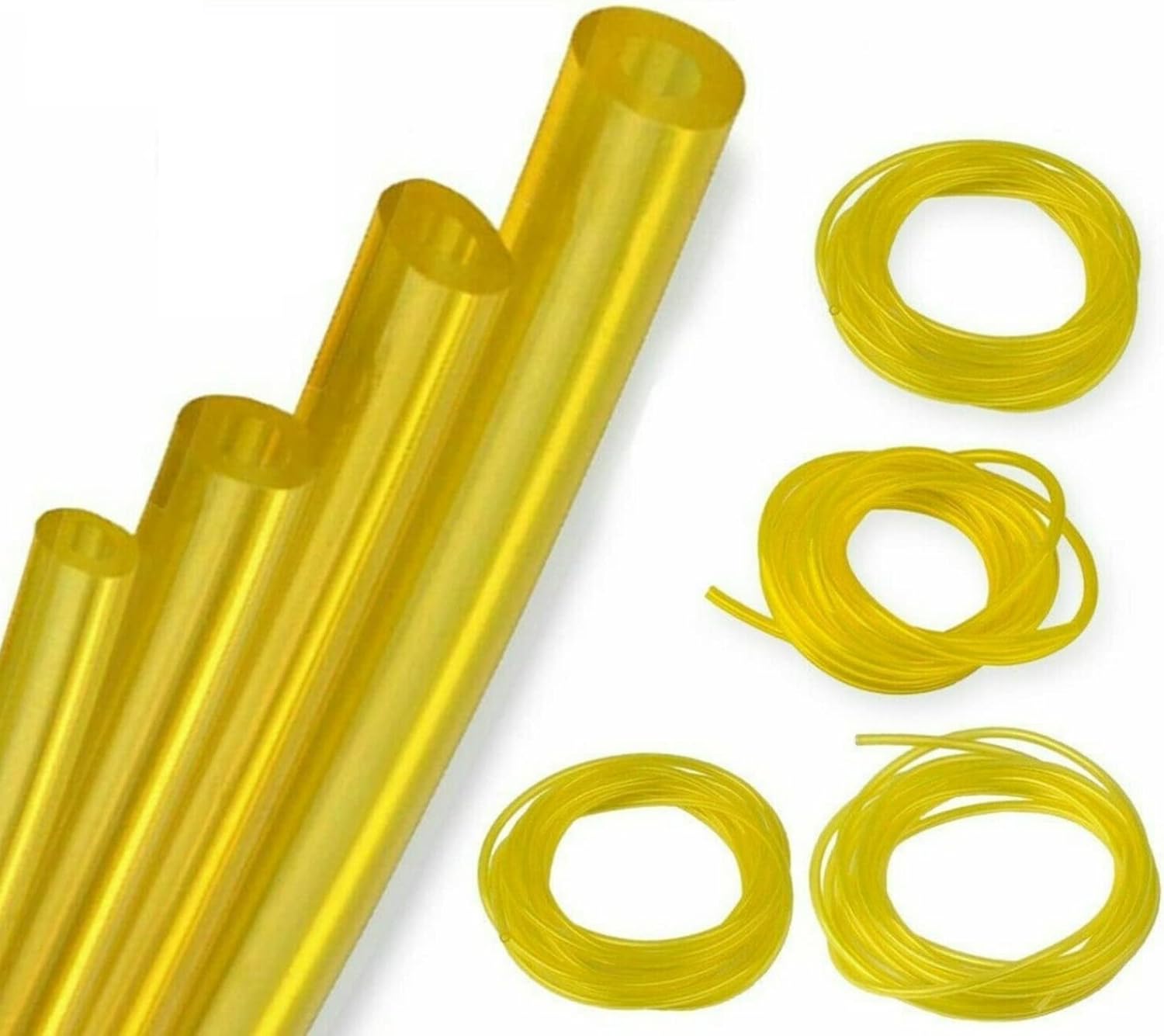 Amazon.com : Drilax 4-Size Fuel Line Hose Tubing Set | 16 FT Total ...