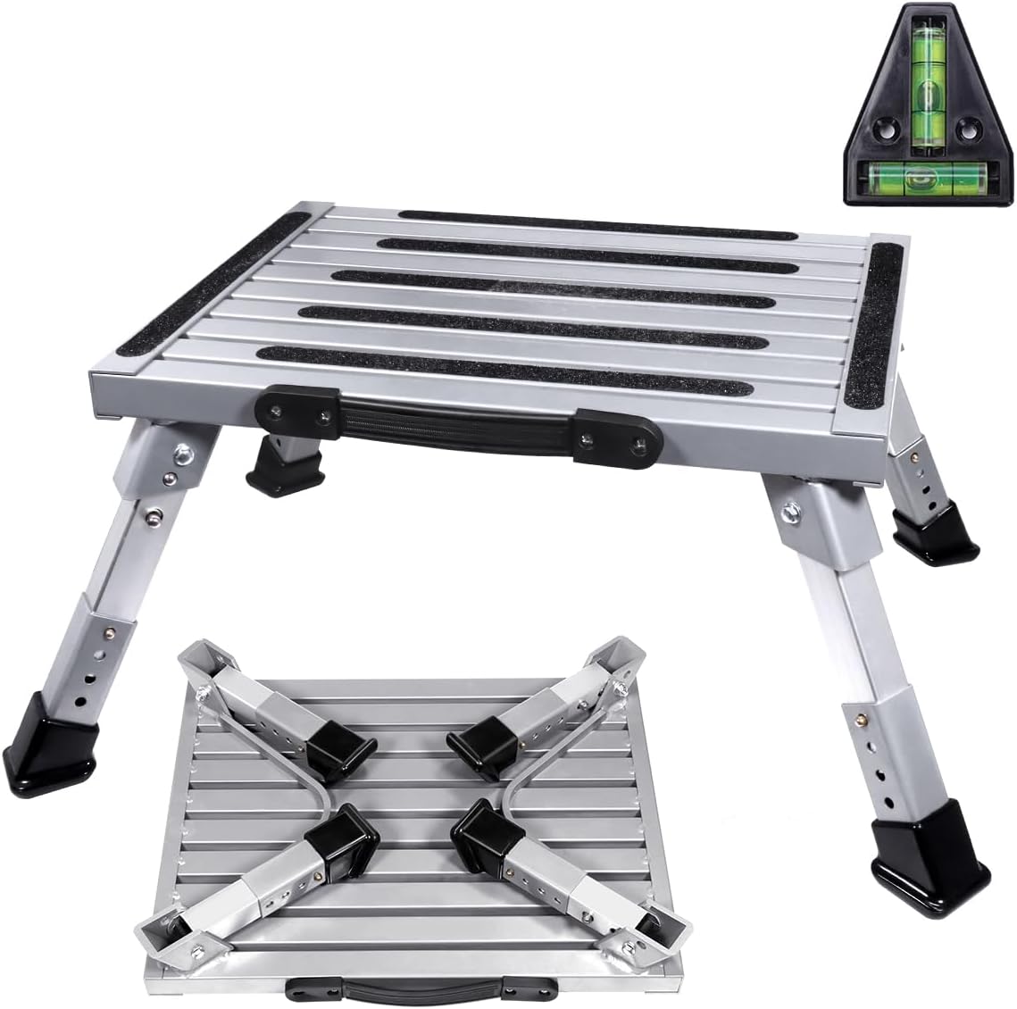 Amazon.com: FLSEPAMB RV Steps RV Step Stool Aluminum Folding Steps with ...