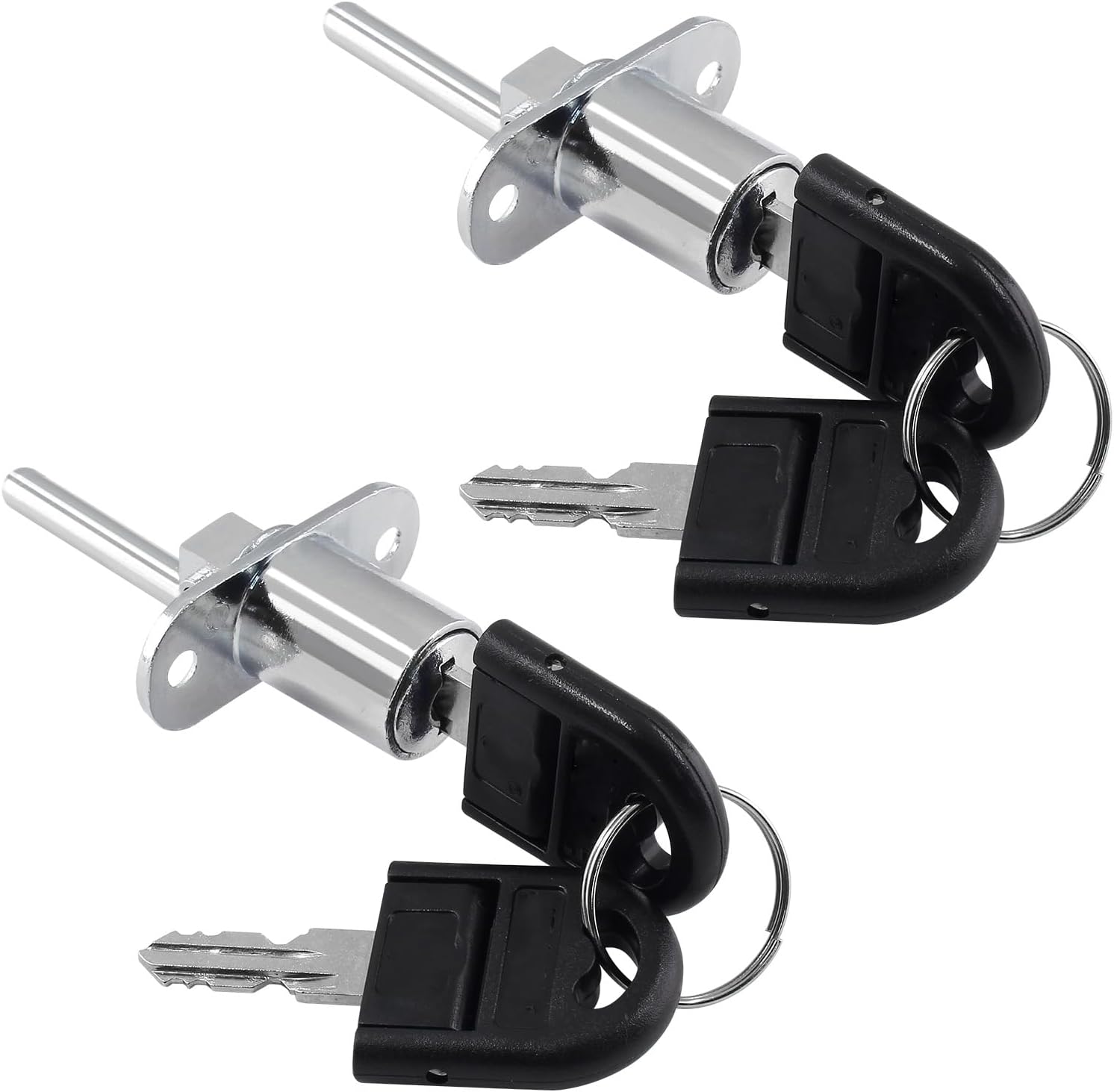 Biaungdo 2 Pcs Zinc Alloy Drawer Lock, 16mm Desk Office Cabinet Safety ...