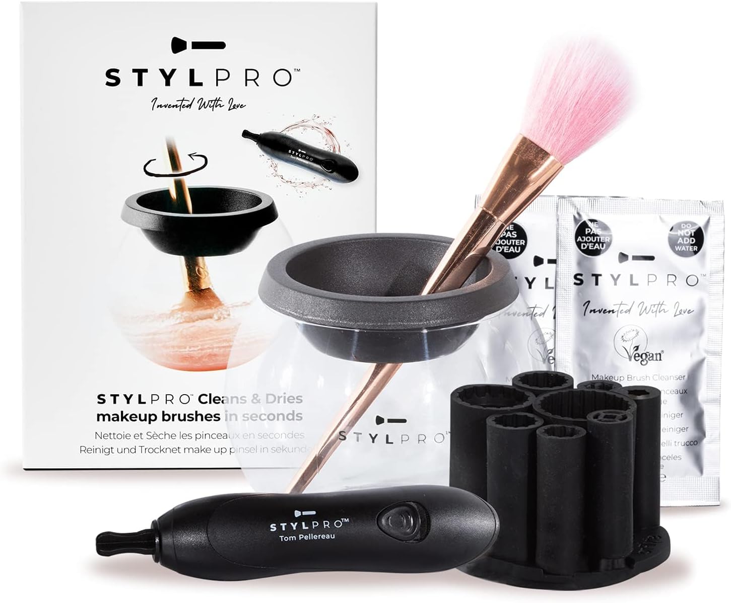 STYLPRO Premium Electric Makeup Brush Cleaner & Dryer Machine including ...
