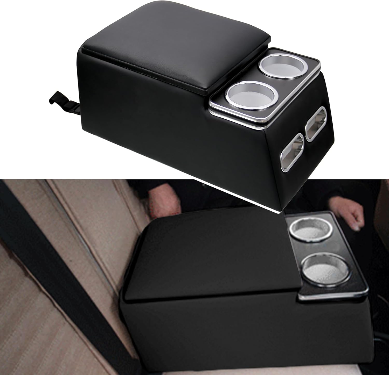 Amazon.com: Rulline Black Universal Truck Seat/Bench Organizer with Cup ...