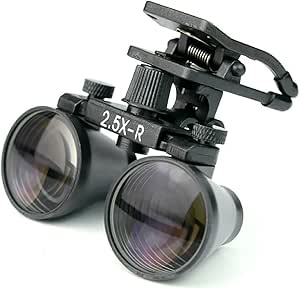 Amazon.com: Generic 2.5X 3.5X Binocular Loupes Professional Portable Optical Dental Loupes ...
