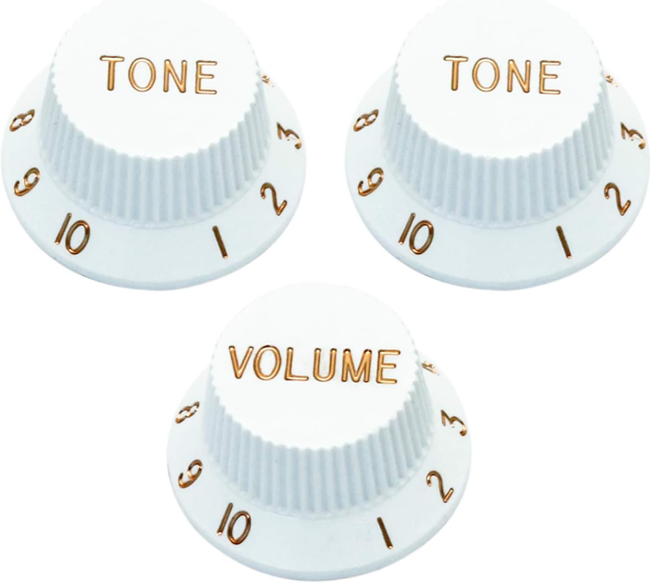 Metallor Speed Control Knobs 1 Volume 2 Tone Fits Metric Pots Knobs ...
