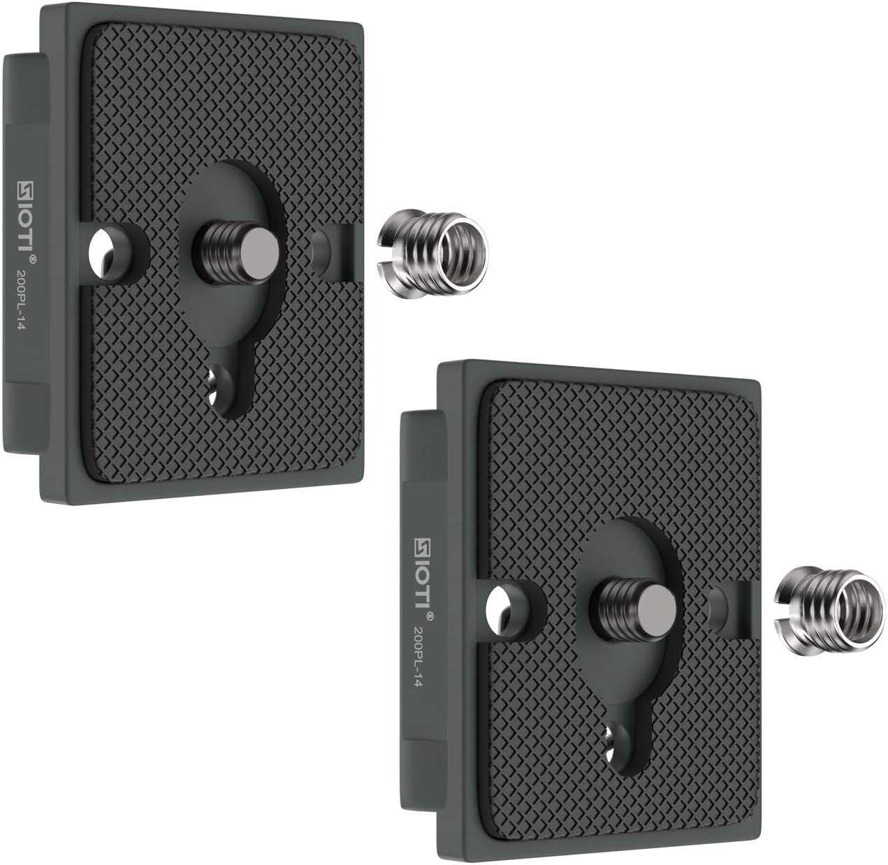 Amazon.com : Manfrotto 200PL-14 RC2 Rapid Connect Mounting Plate with 1 ...