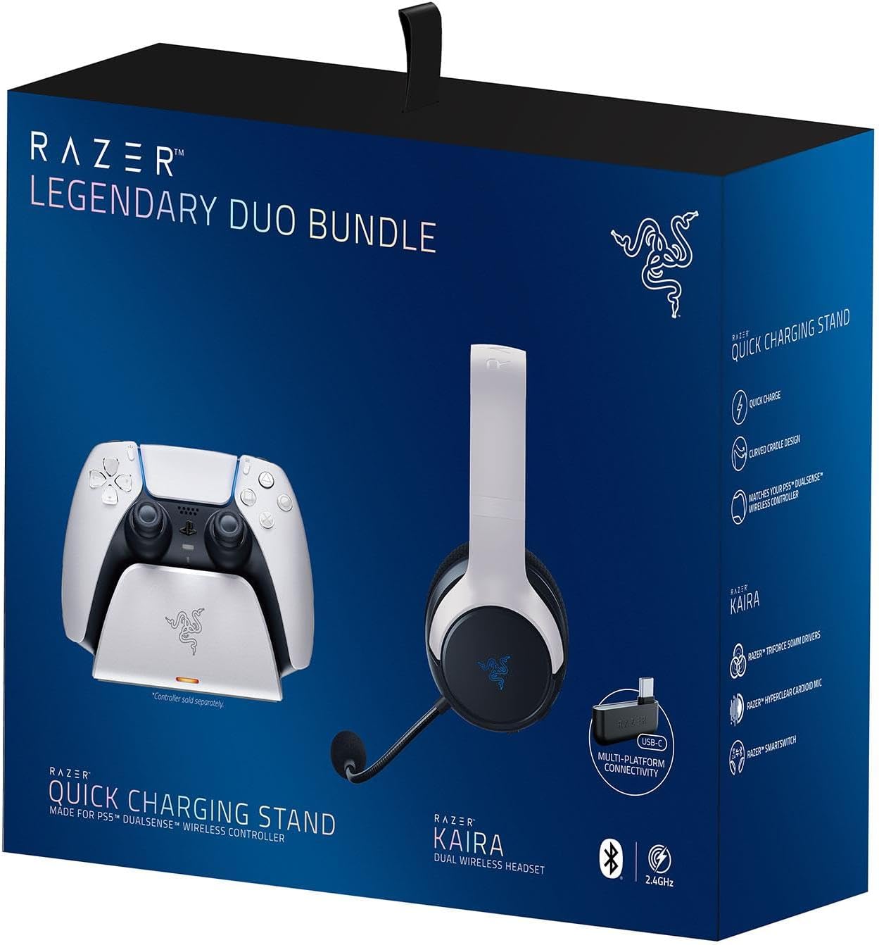 Razer Legendary Bundle Kaira Wireless Headset & PS5 Ladestation
