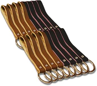 Purr Charm Genuine Leather Wristlet Keychain Lanyard for Women - Key ...