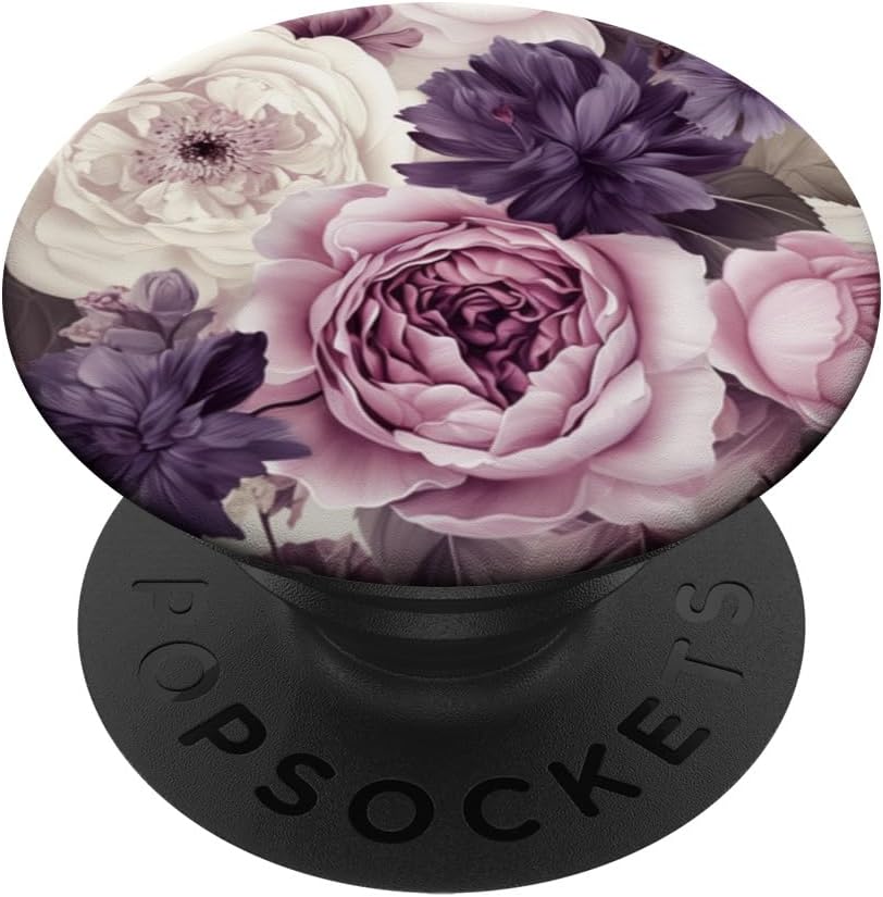 Amazon.com: Purple Gnome Spring Aesthetic For Women And Summer Lavender PopSockets Standard ...