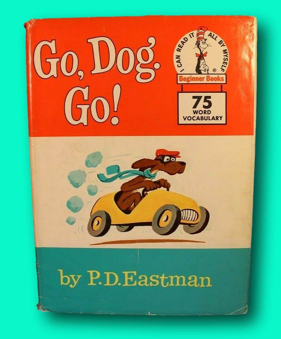 Rare P. D. Eastman Go Dog Go! 1961 First Edition DJ Dr. Seuss Editor ...