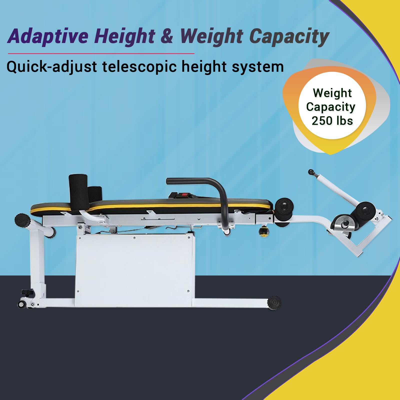 Snapklik.com : Spine Recline Electric Inversion Table Clinical Grade ...
