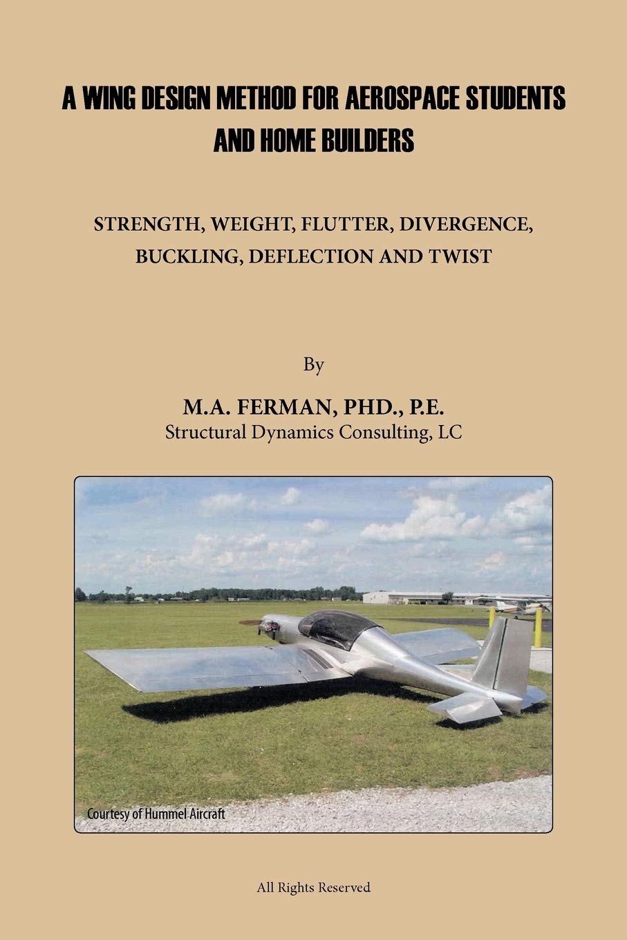 Buy A Wing Design Method for Aerospace Students and Home Builders ...