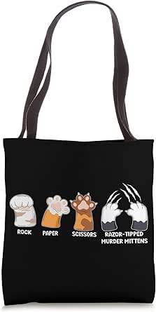 Amazon.com: Rock Paper Scissors Razor Tipped Murder Mittens Fun Cat ...