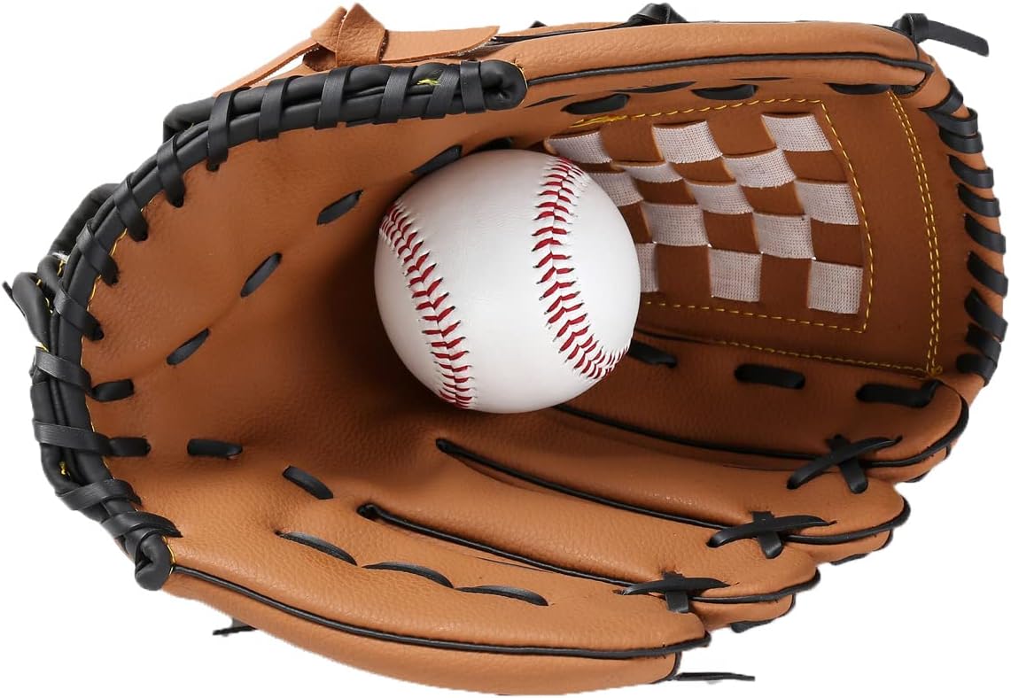 Ozawt Left Hand Baseball Glove, Throw Catching Softball Glove 9.5"/10.5 ...