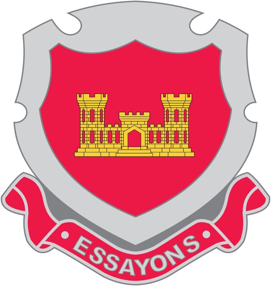 Amazon.com: US Army - Engineers Corps Insignia - 3.5 Inch Tall Full ...