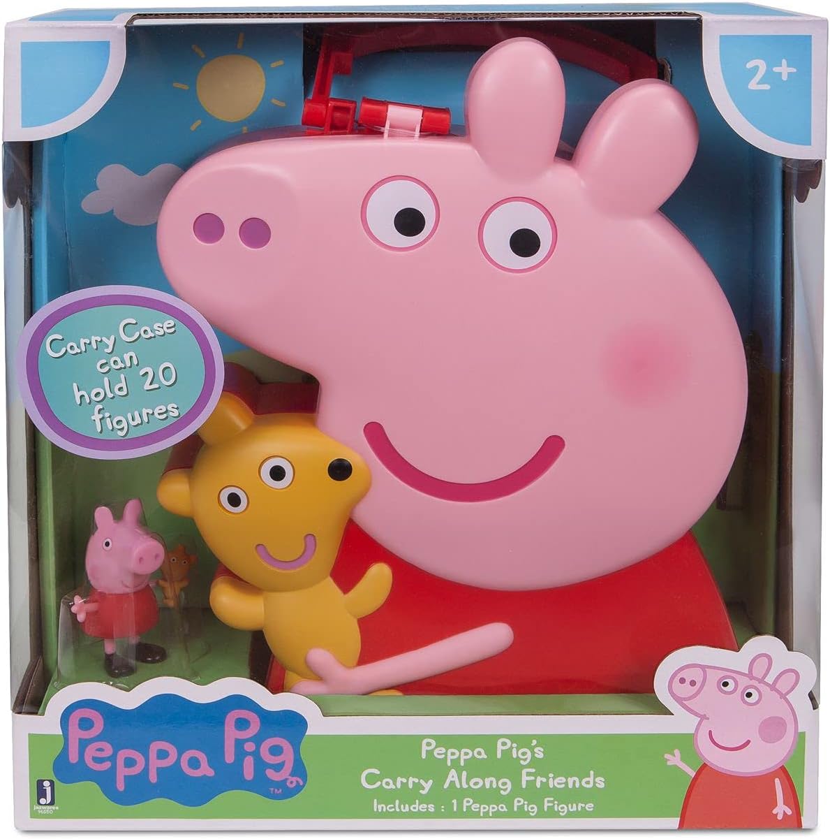 Peppa Pig Carry Case Action Figure : Amazon.co.uk: Toys & Games