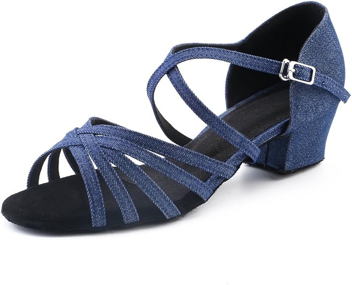 Amazon.com | LOVELY BEAUTY Lady's Ballroom Dance Shoes for Chacha Latin ...