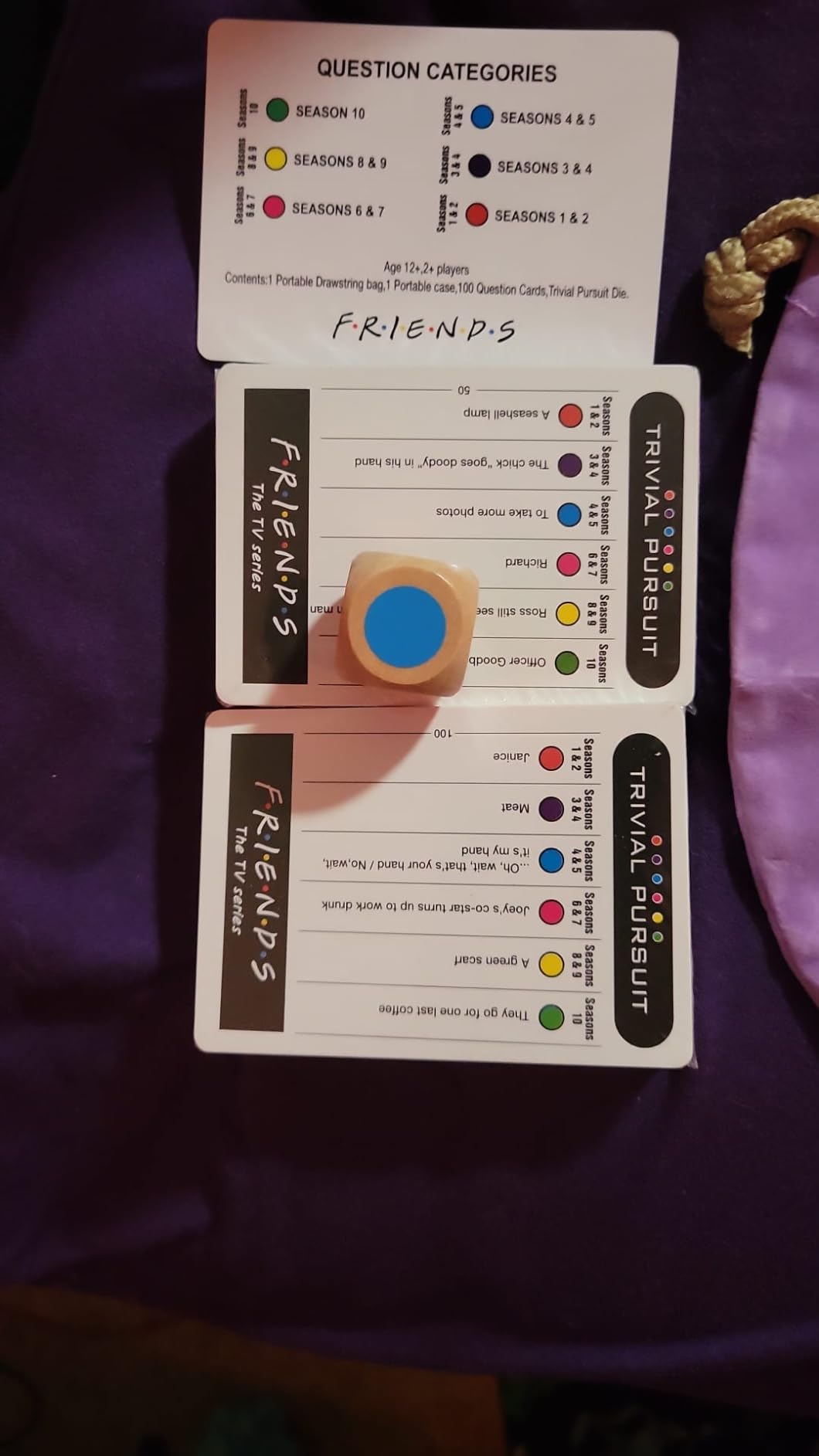 Amazon.com: Friends TV Show Merchandise Trivia Quiz Card Games with 600 ...