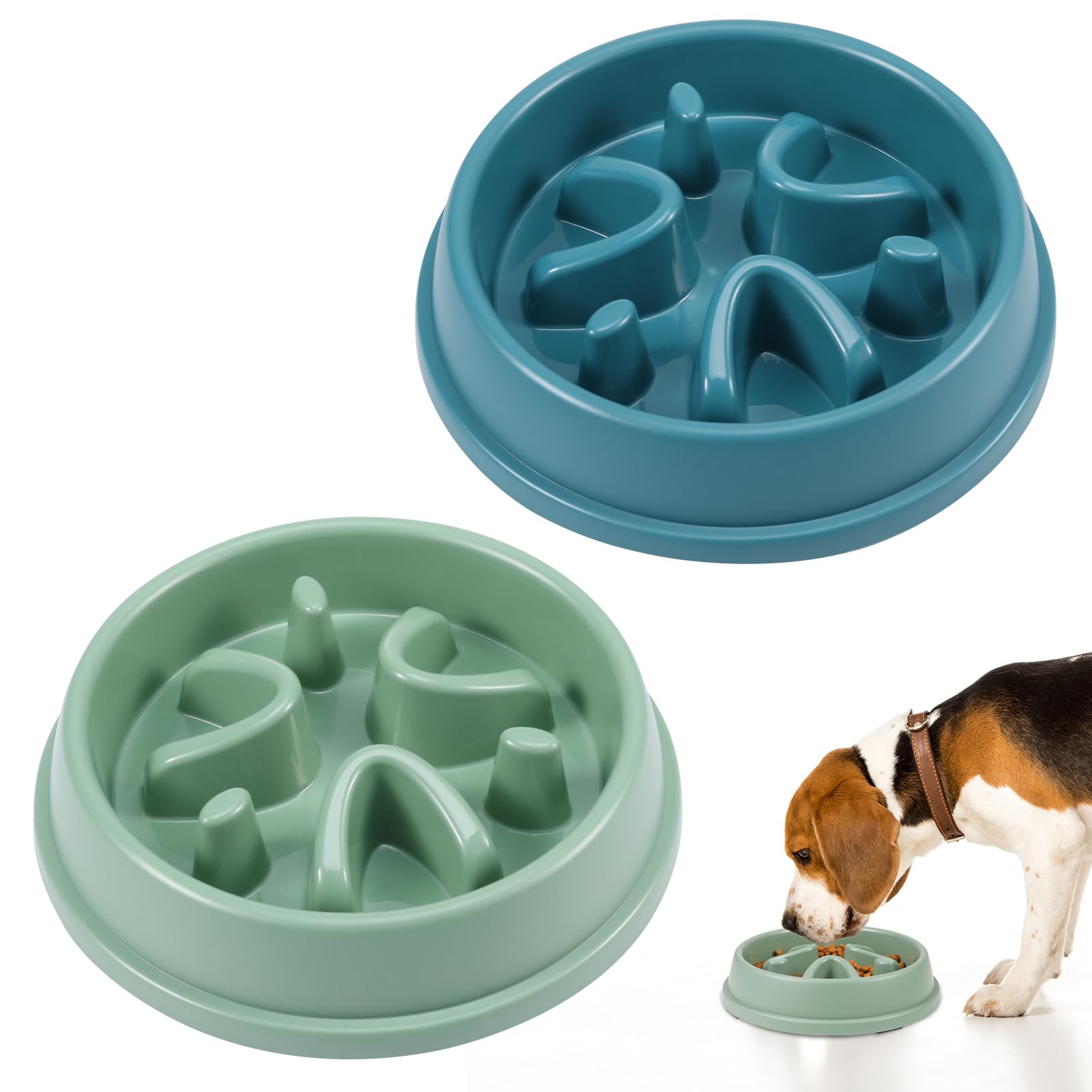 2 Stück Anti Schling Napf Hund, 21X4,5cm Antischlingnapf Hunde Slow ...