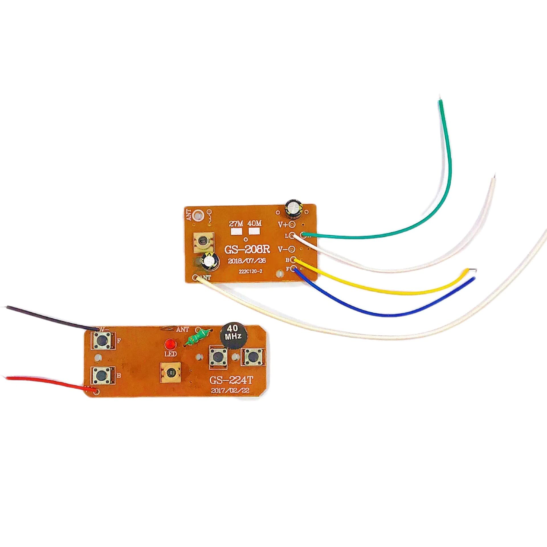 Amazon.com: 40mhz Four-Way Remote Control Board RC Transmitter and ...