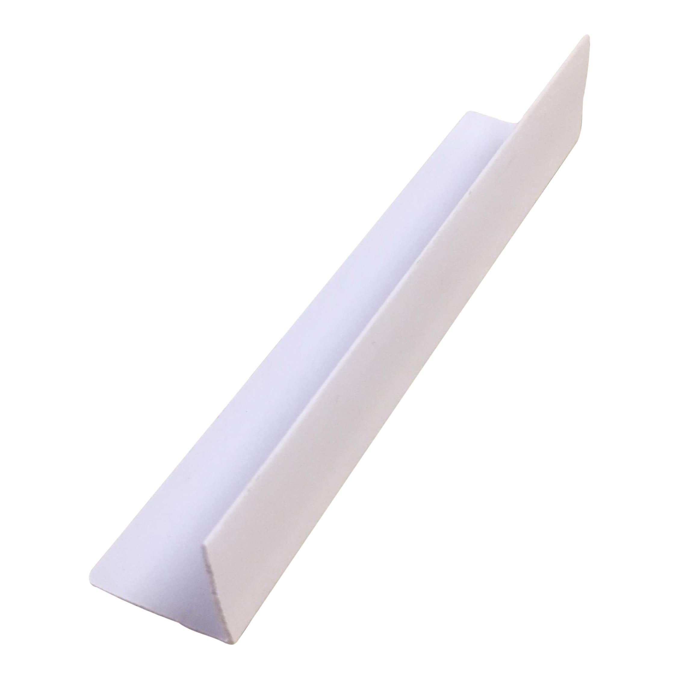 Buy DBSWhite PVC Angle Trim 25 x 25mm Plastic 90 Degree Angle Bathroom ...