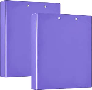 Medium Slate Blue One and A Half Inch Binder Round Rings Binder with ...