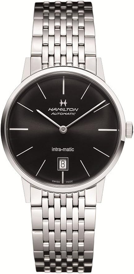 Amazon.co.jp: [ハミルトン]HAMILTON 腕時計 正規保証 イントラマティック 機械式自動巻き H38455131 メンズ ...