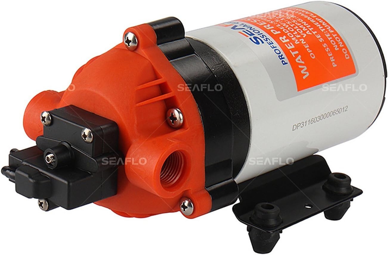 Amazon.com: SEAFLO DC Diaphragm Pump - 24v, 1.8GPM, 80PSI w/Automatic ...