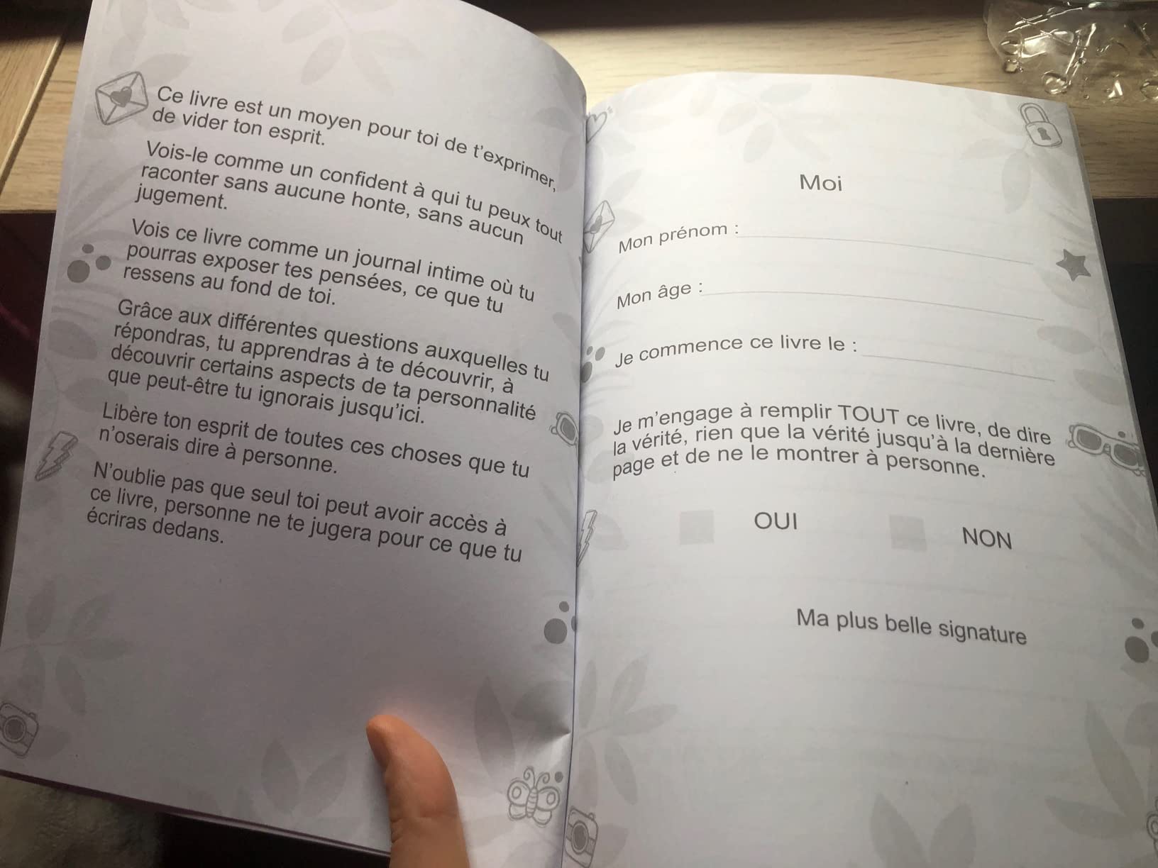 Le journal intime d'une fille vraiment trop géniale: Livre à remplir ...