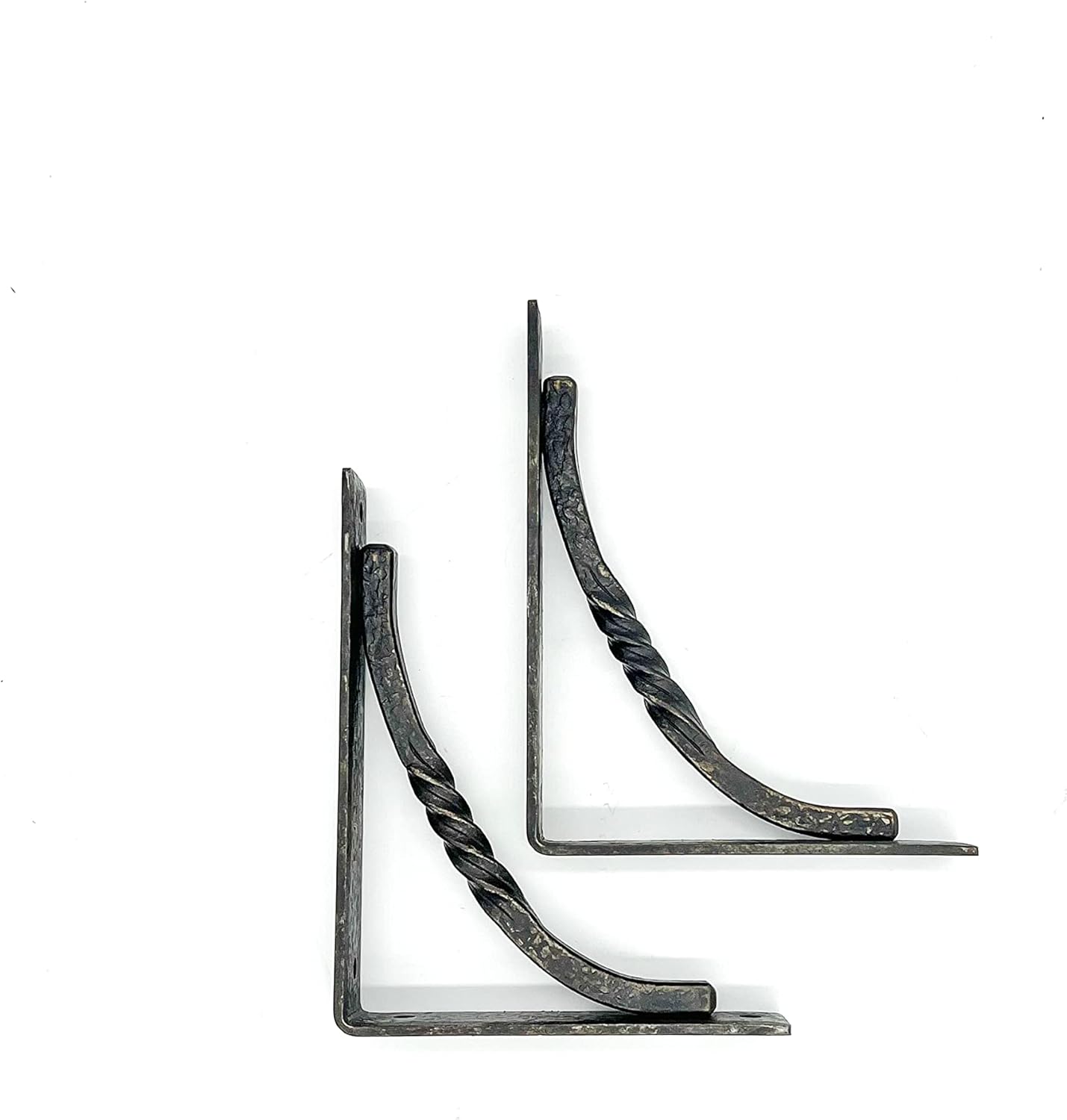 Amazon.com: Hand-Forged Bella Twisted Shelving Bracket (Set of Two ...