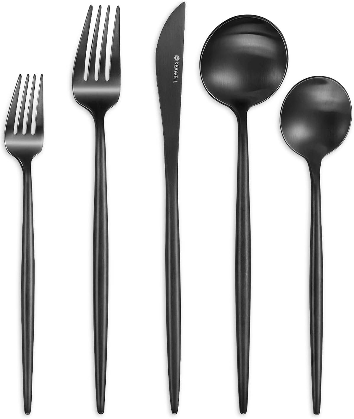 Amazon.com | KEAWELL Mia 20-Piece Fine flatware set, 18/10 Stainless ...