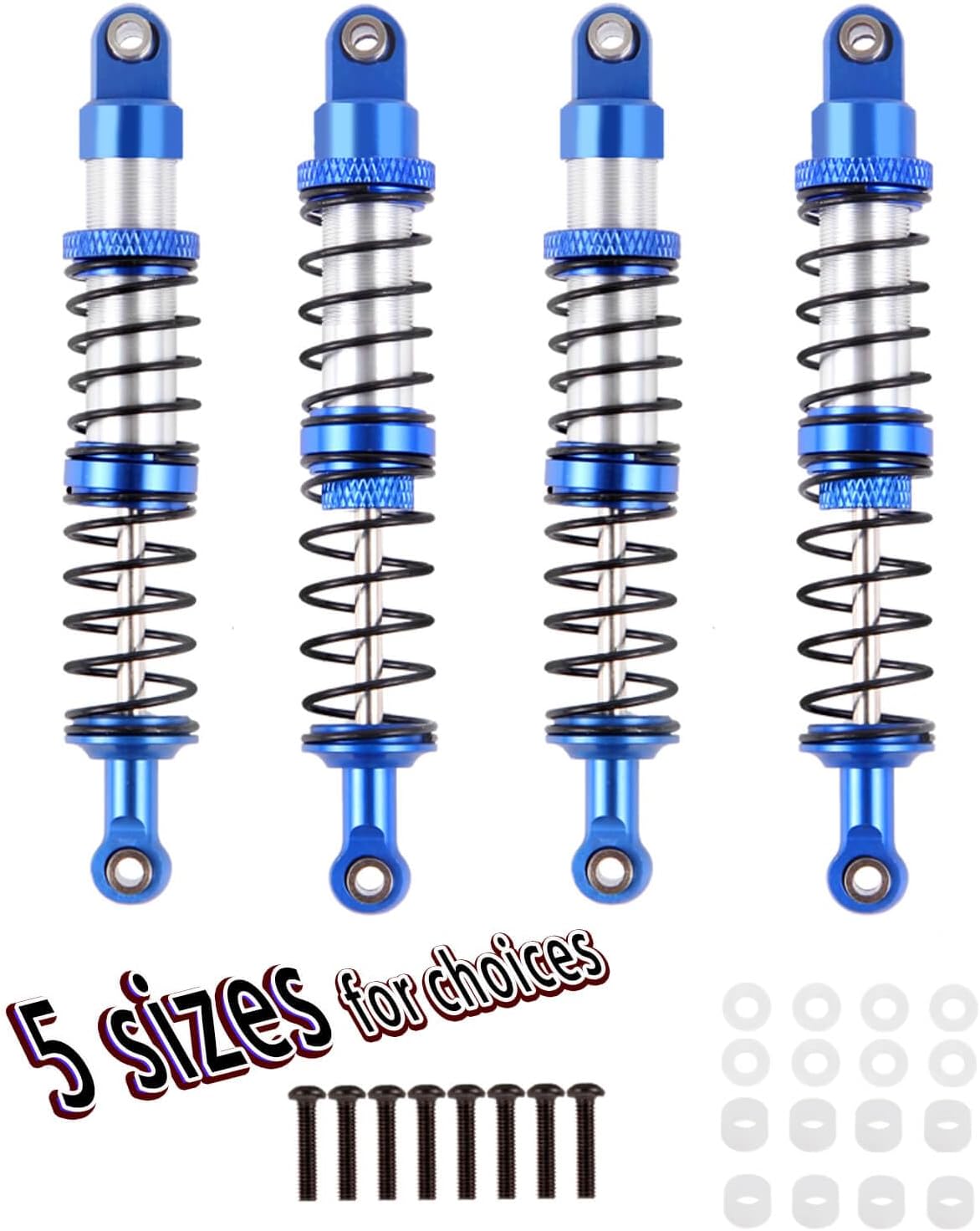 Amazon.com: hopsupRC 90mm RC Shocks Absorber Upgrades for 1/10 RC Hobby ...