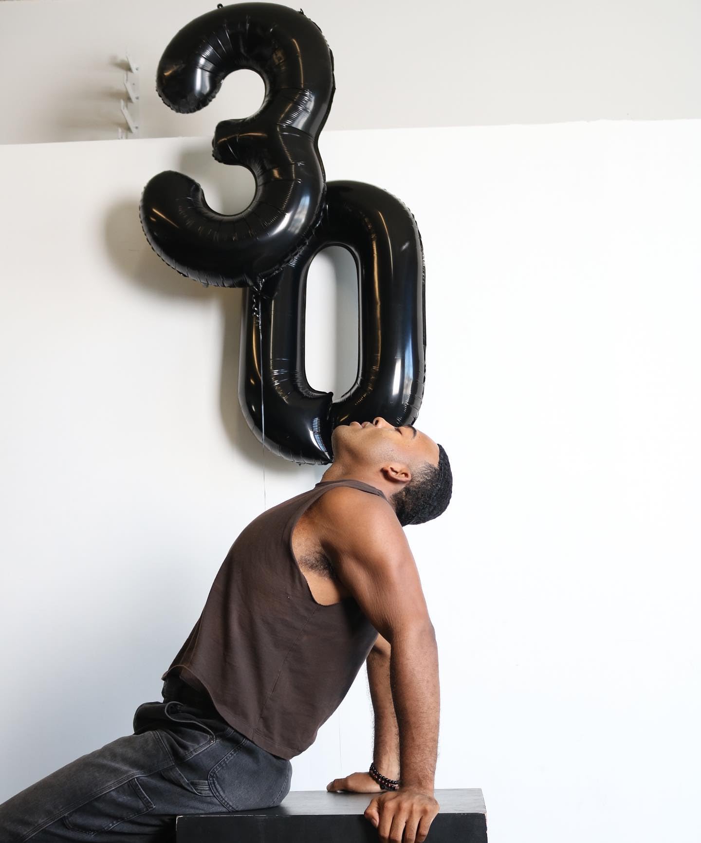 Snapklik.com : Black Number 30 Balloon 40 Inch, 30 Number Balloons ...