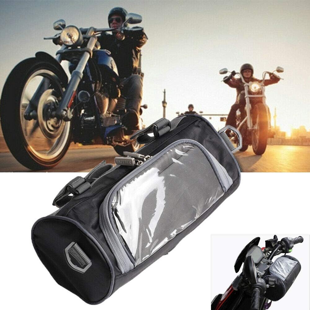 Amazon.com: KEMIMOTO Motorcycle Handlebar Bag with Waterproof Cover ...