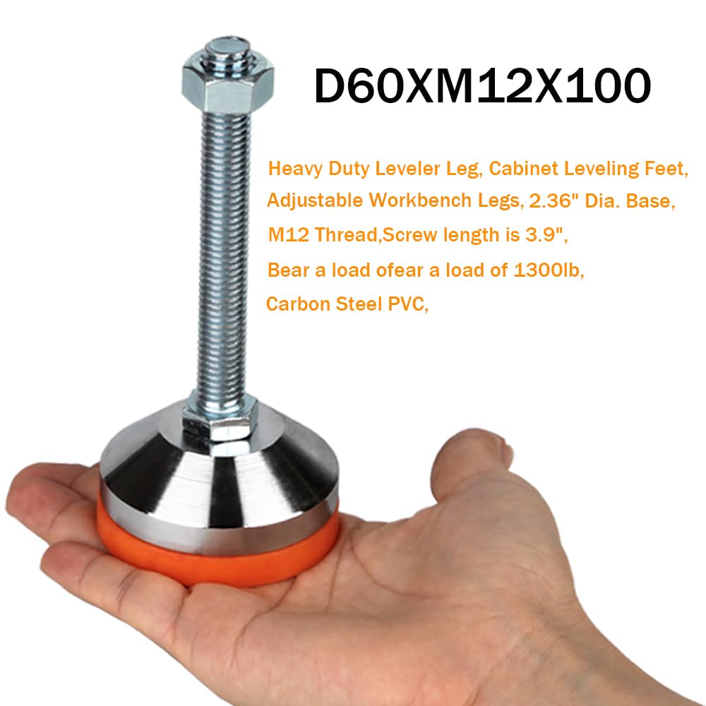 Snapklik.com : MROUDELUO Heavy Duty Leveling feet,Leg Leveler 2.36" Dia ...