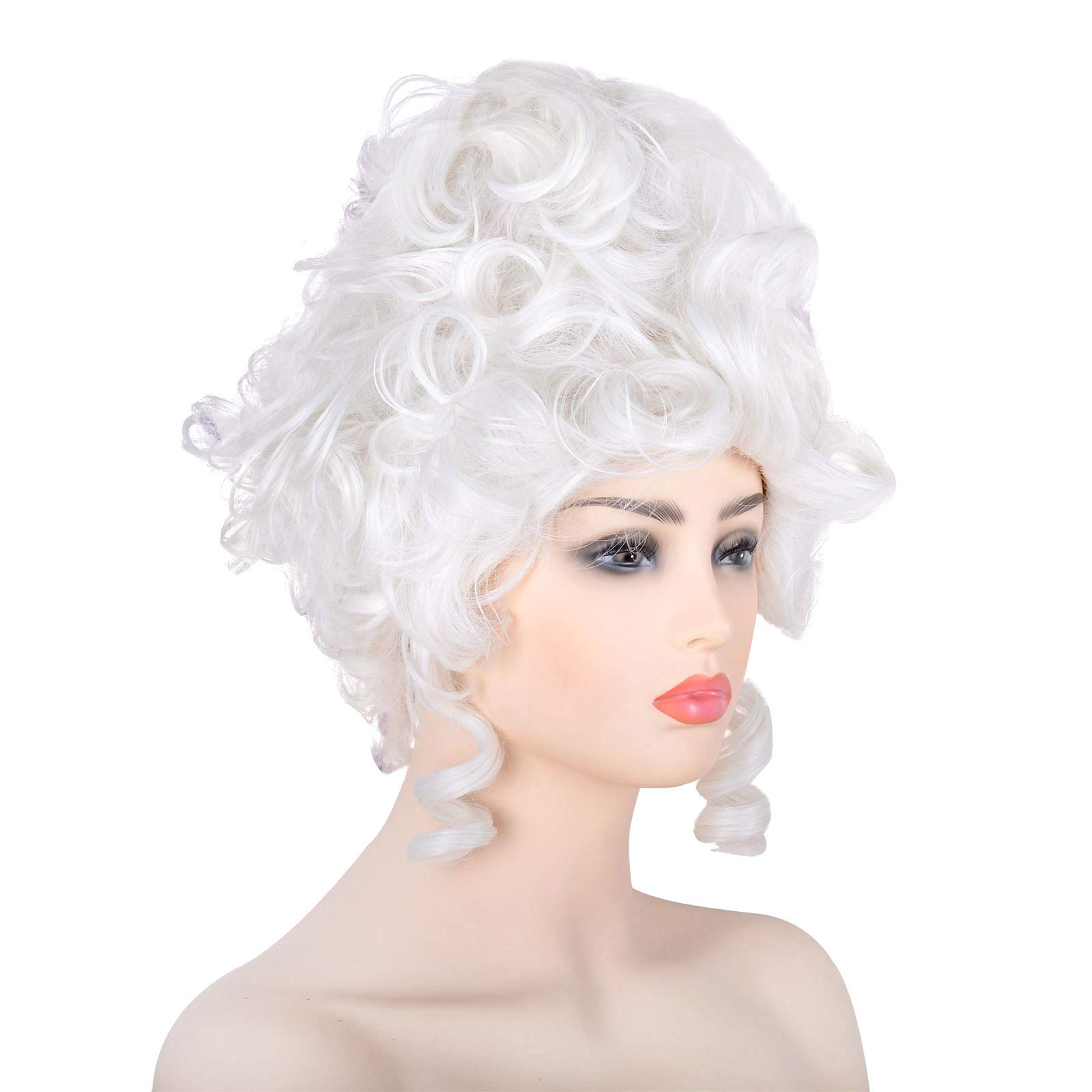 Snapklik.com : HongH White 18th Century Colonial Wig Women Adult ...