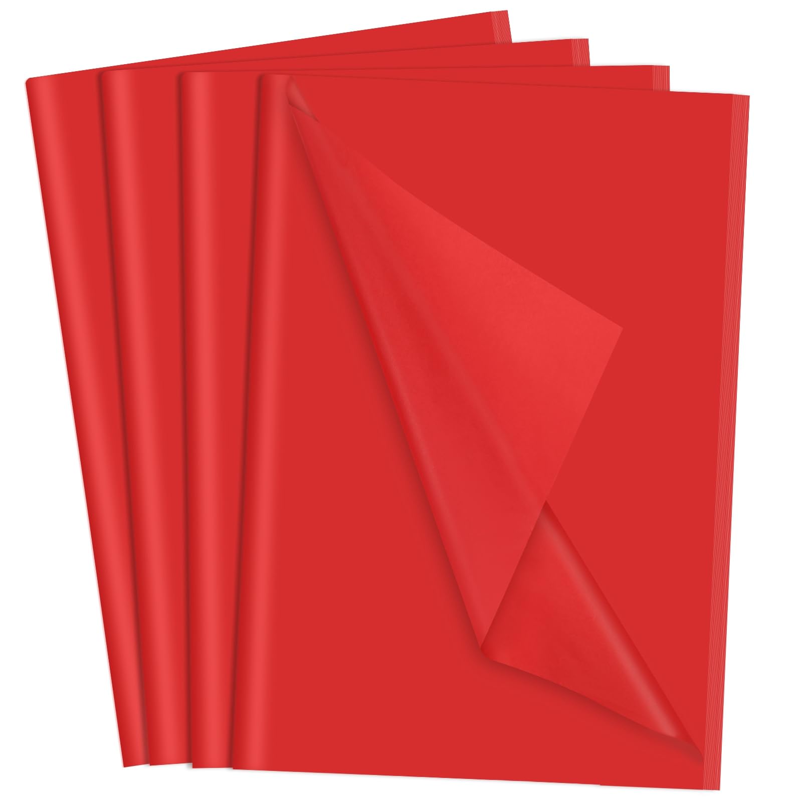 Amazon.com: 160 Sheets Red Tissue Paper for Gift Bags 20 X 14 Inches ...