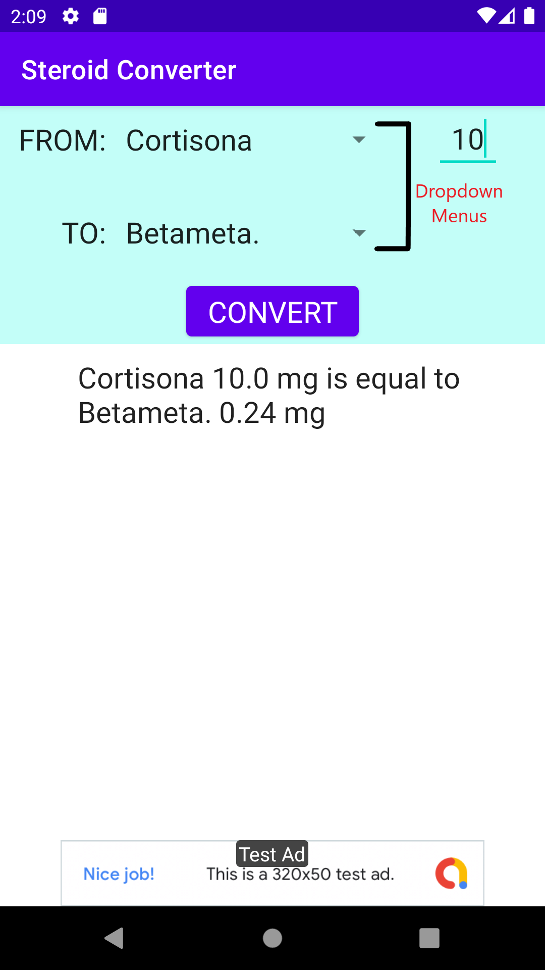 Steroid Converter - App on Amazon Appstore