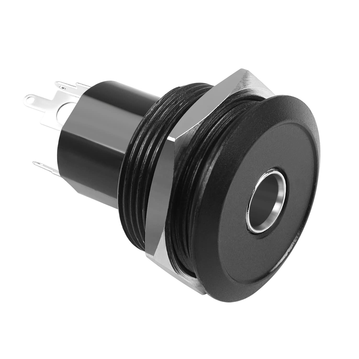 QIANRENON 6.35mm Threaded Fixing Solder Adapter TRS 1/4 Female to ...