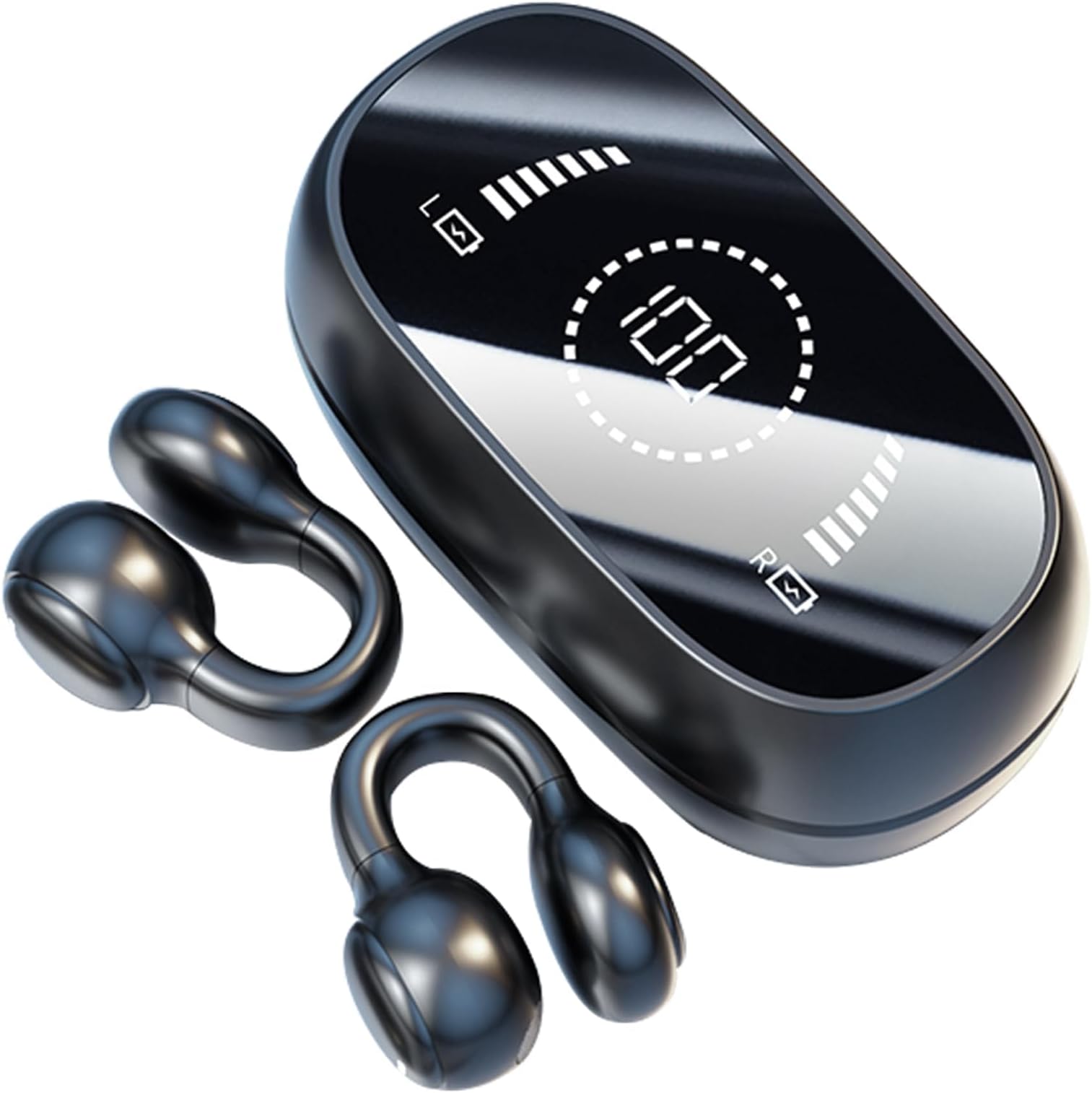 Amazon.com: Wireless Ear Clip Bone Conduction Headphones, 2023 New Open ...