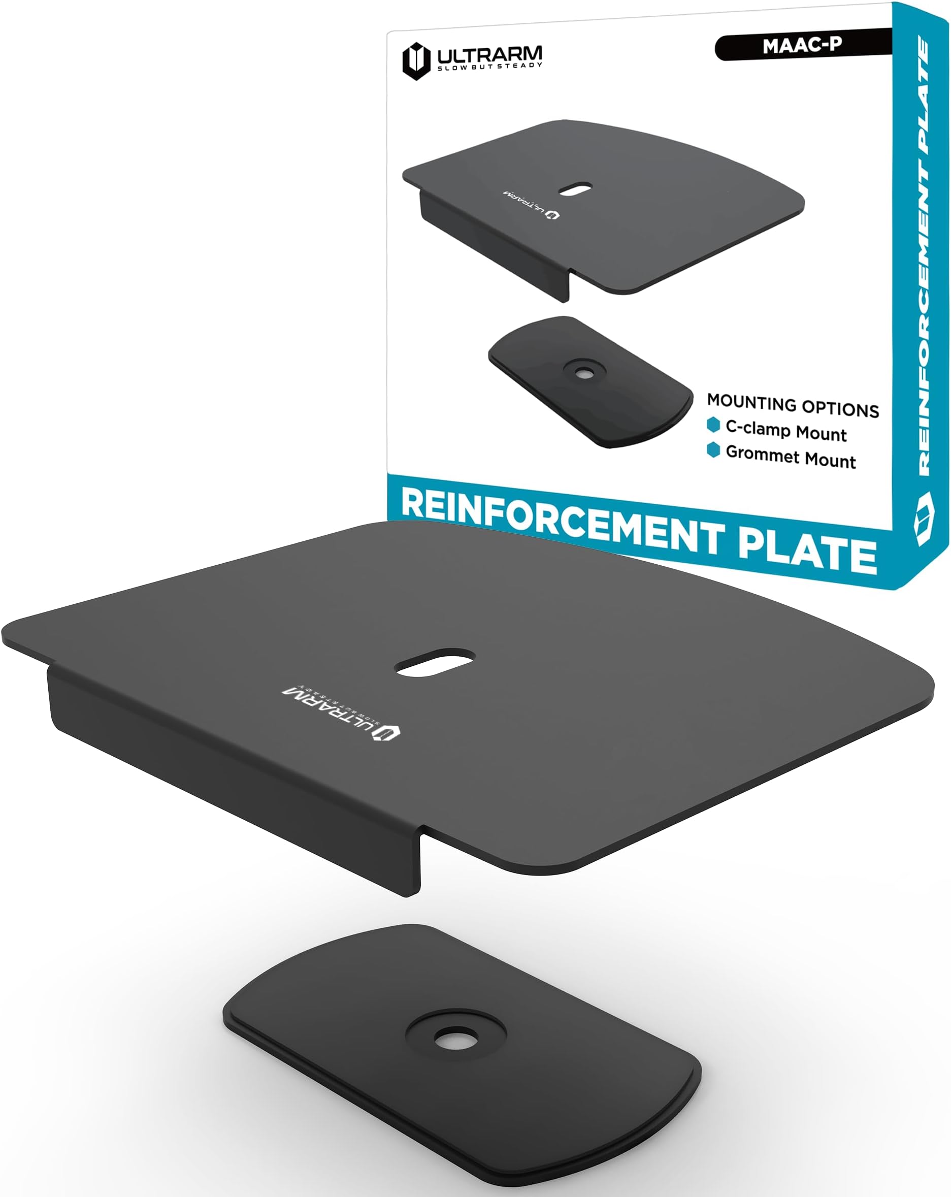 Amazon.com: ULTRARM Steel Monitor Mount Reinforcement Plate for Thin ...