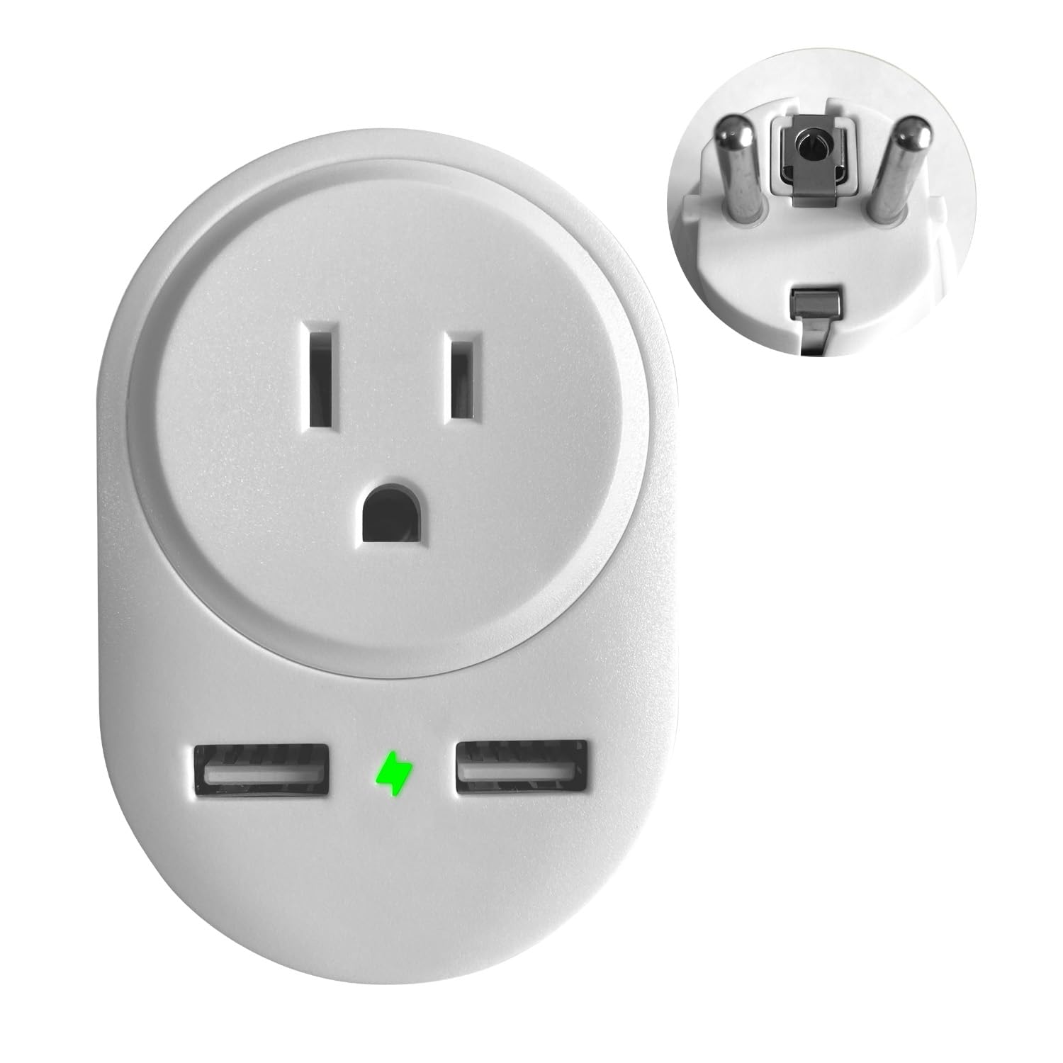 Amazon.com: US/Canada to Europe/Germany/French Travel Plug Adapter with ...