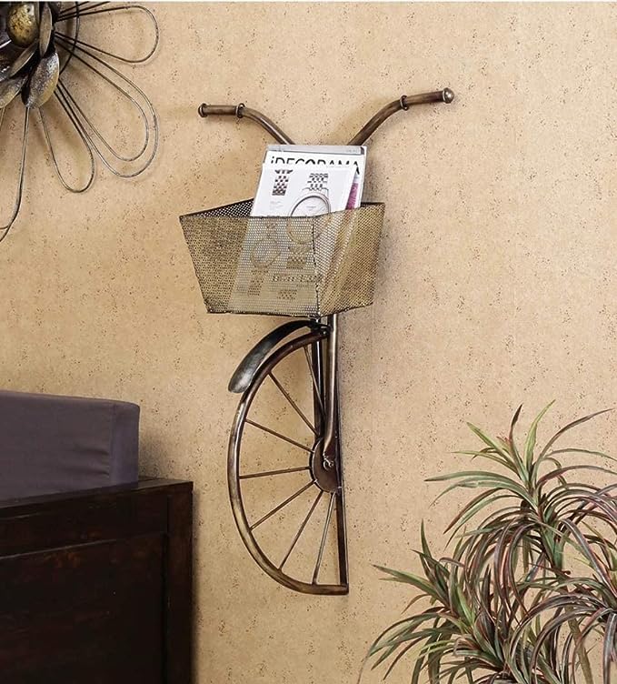 RAJSI CREATION Showpiece Wall Mounted Metal Cycle | Handicraft ...