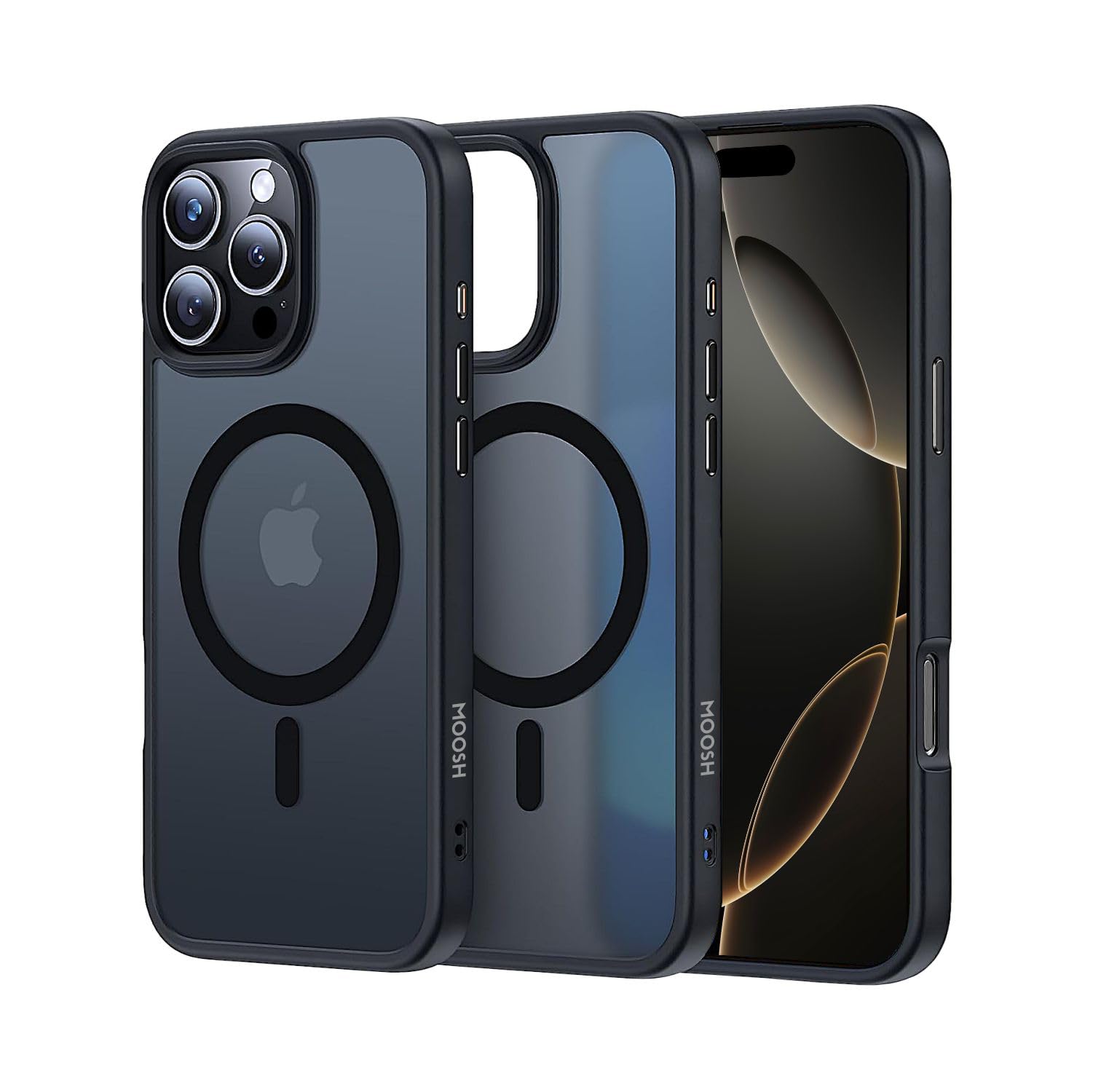 MOOSH Magnetic Case for iPhone 16 Pro Max with Military-Grade Drop ...
