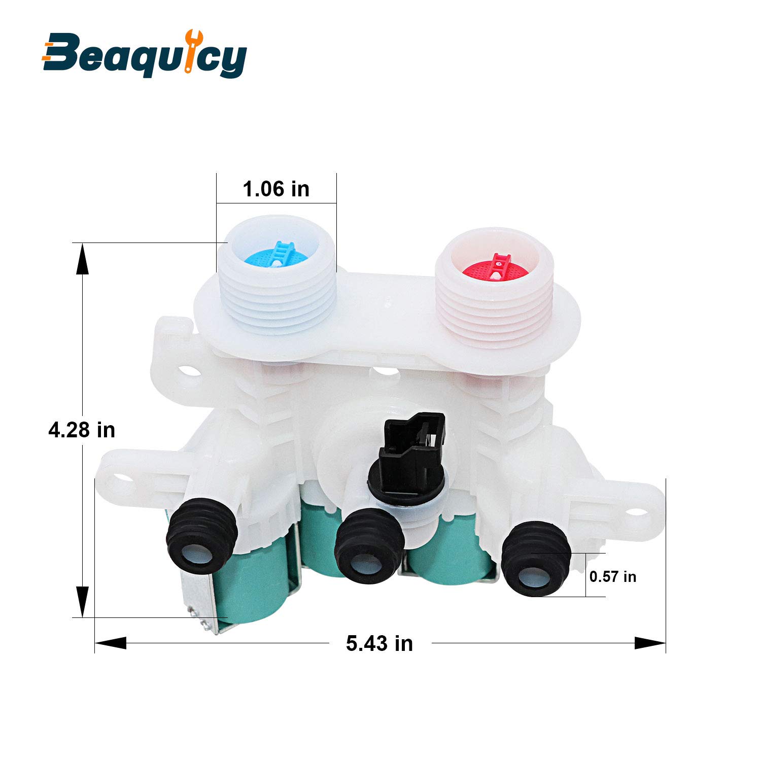 W11096268 w10758829 Water Inlet Valve OEM - w10853296 suitable for ...
