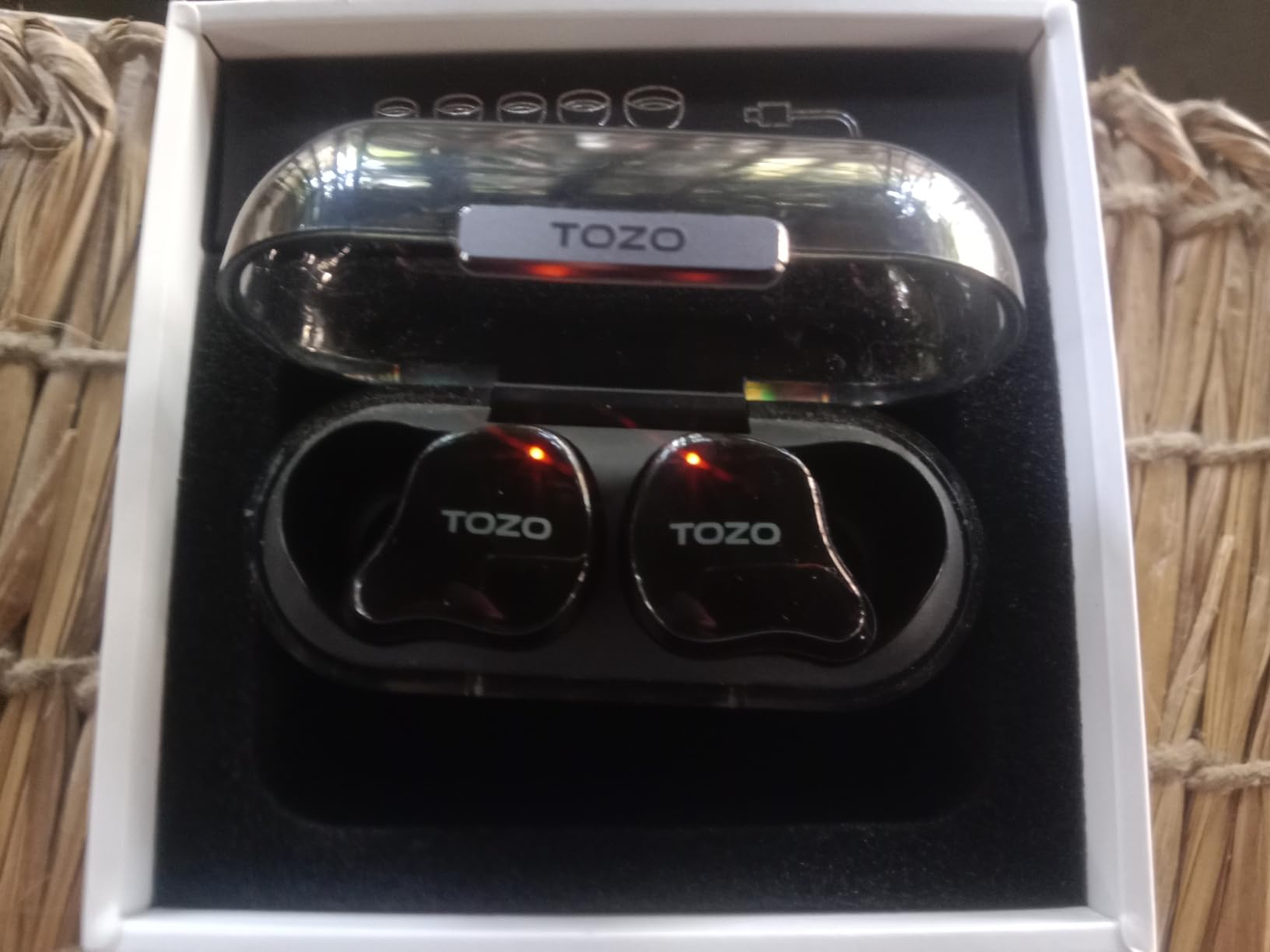 TOZO Crystal Buds Bluetooth 5.3 True Wireless Stereo Earbuds IPX7 ...