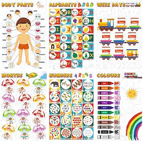 Vantagekart Alphabets, Numbers, Weekdays, Colours, Months, Body Parts ...