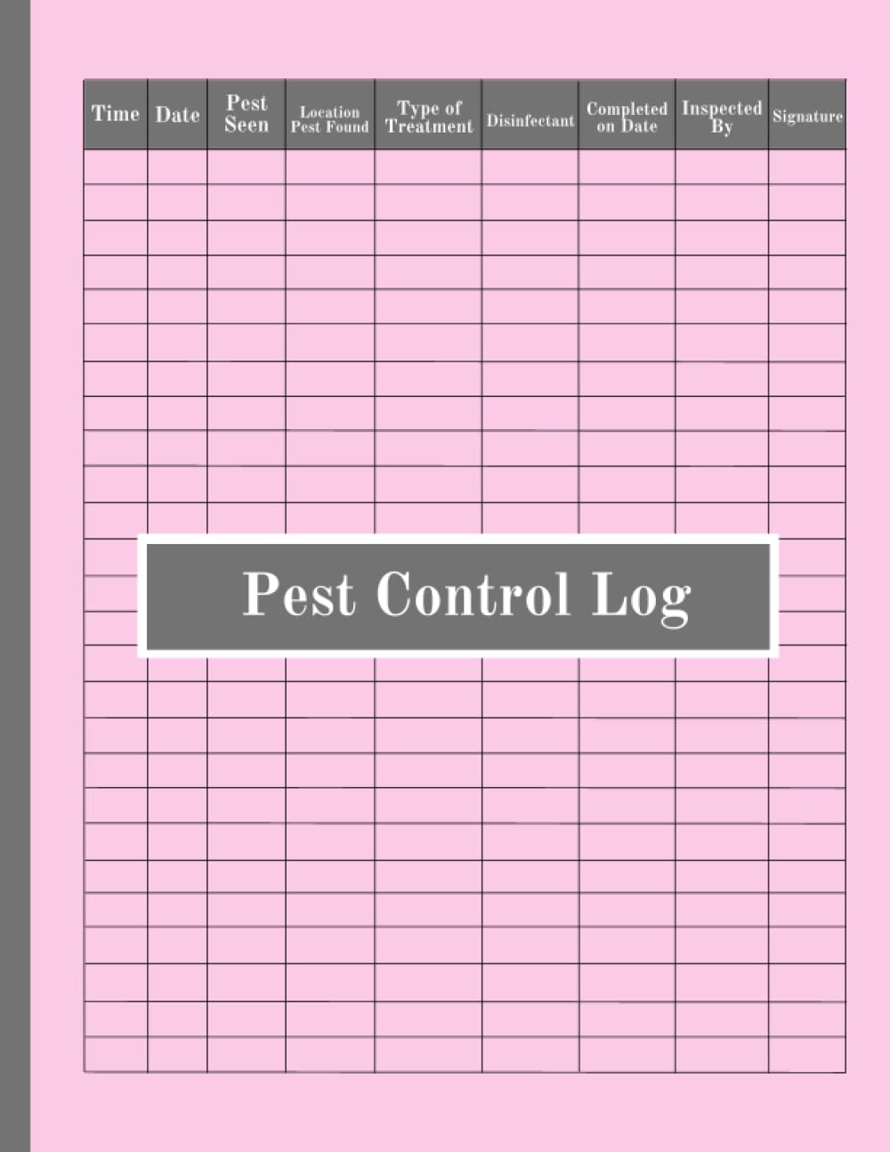 Schedule Pest Control Chart Calendar Based Programme (CbP) Recommended